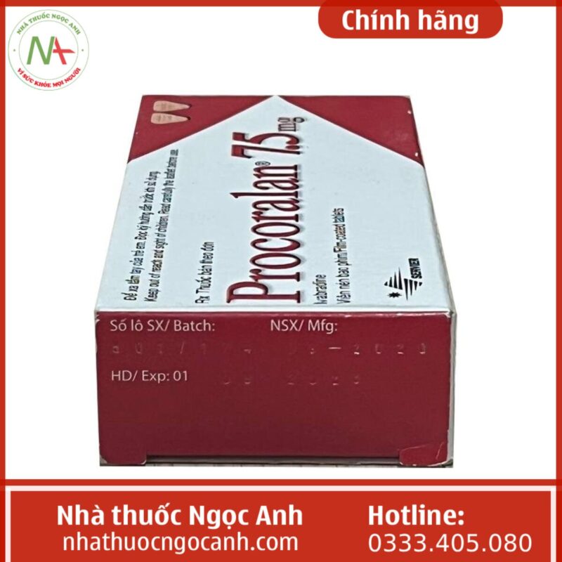 Thuốc Procoralan 7,5 mg có tác dụng gì, giá bao nhiêu, mua ở đâu