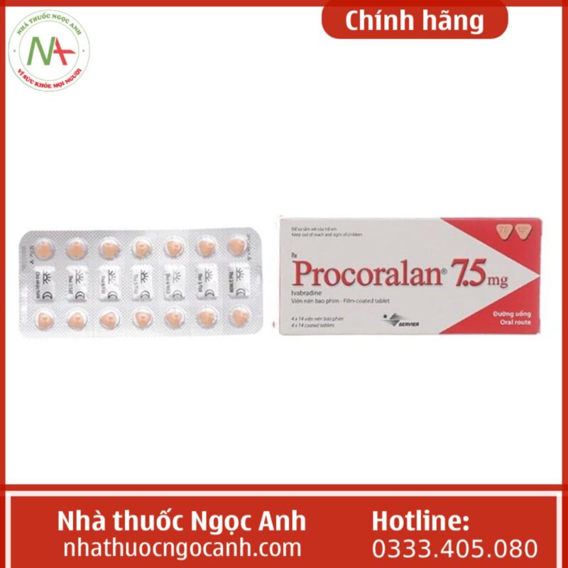 Thuốc Procoralan 7,5 mg có tác dụng gì, giá bao nhiêu, mua ở đâu