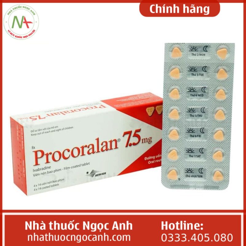 Thuốc Procoralan 7,5 mg có tác dụng gì, giá bao nhiêu, mua ở đâu