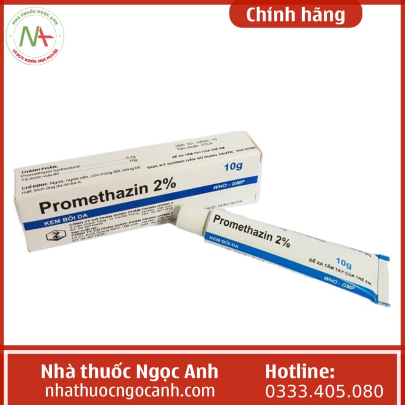 Thuốc bôi Promethazin 2% Dopharma có tác dụng gì, giá bao nhiêu, mua ở đâu?