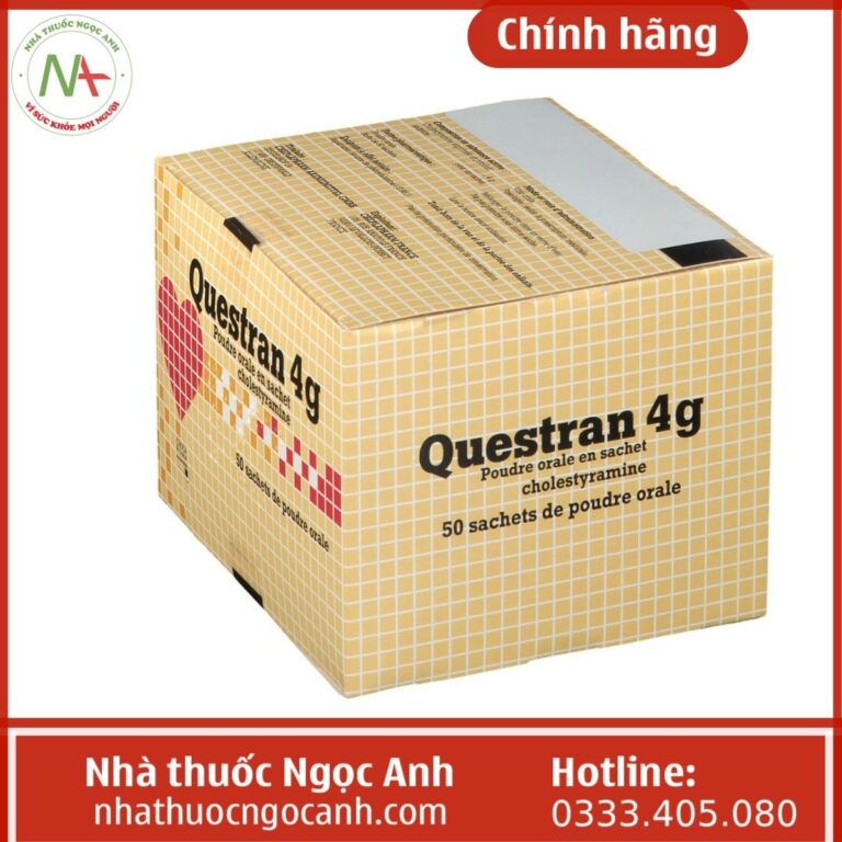 Thuốc Questran 4g là thuốc gì, mua ở đâu, giá bao nhiêu, tác dụng gì