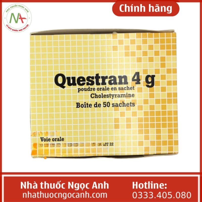 Thuốc Questran 4g là thuốc gì, mua ở đâu, giá bao nhiêu, tác dụng gì