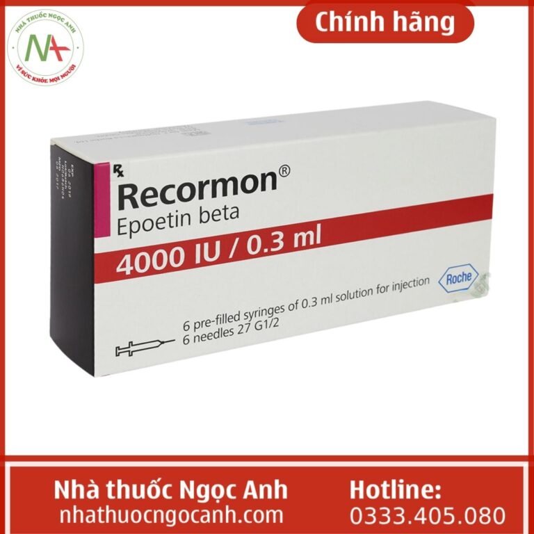 Thuốc Recormon 4000IU là thuốc gì, mua ở đâu, giá bao nhiêu