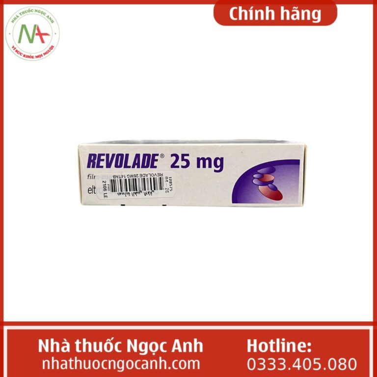 Thuốc Revolade 25mg là thuốc gì, có tác dụng gì, giá bao nhiêu, mua ở đâu?