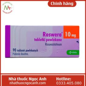 Thuốc Roswera 10mg là thuốc gì, mua ở đâu, giá bao nhiêu, tác dụng gì