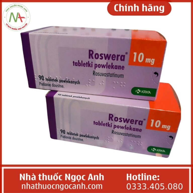 Thuốc Roswera 10mg là thuốc gì, mua ở đâu, giá bao nhiêu, tác dụng gì