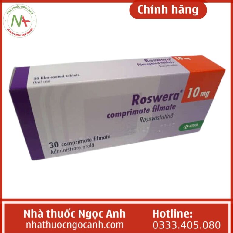 Thuốc Roswera 10mg là thuốc gì, mua ở đâu, giá bao nhiêu, tác dụng gì