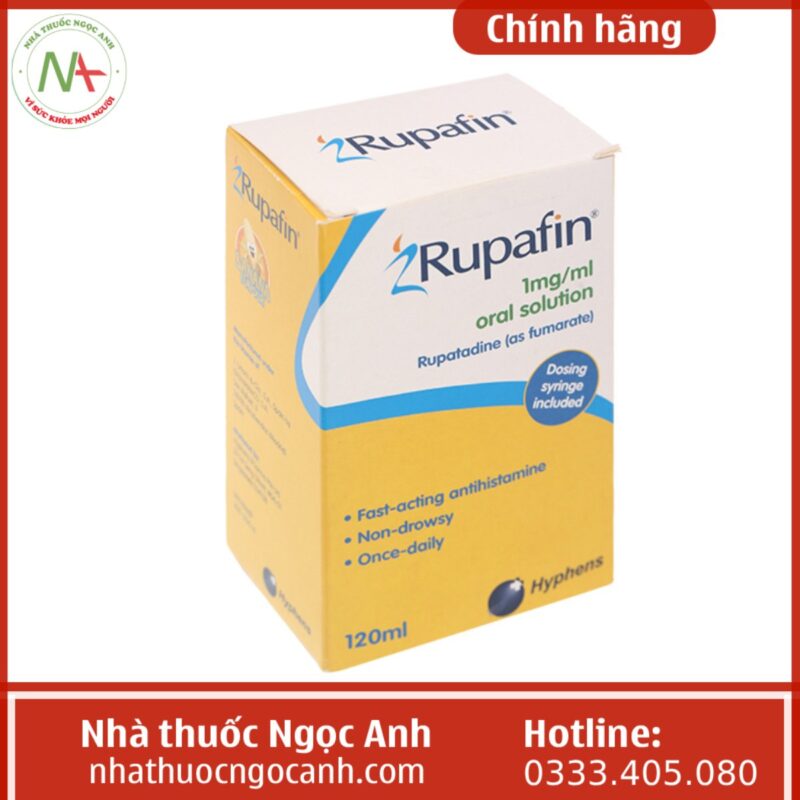 Thuốc Rupafin 1mg/ml có liều dùng như thế nào, giá bao nhiêu, mua ở đâu?