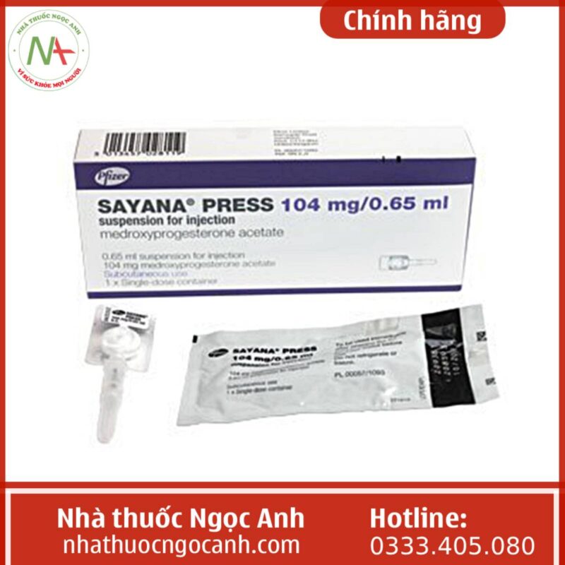 Thuốc tránh thai Sayana Press giá bao nhiêu, mua ở đâu?