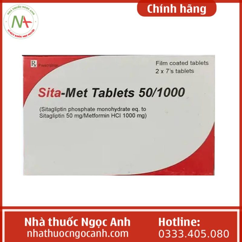 Thuốc Sita-Met Tablets 50/1000 là thuốc gì, giá bao nhiêu, mua ở đâu?