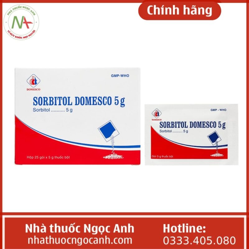 Thuốc Sorbitol Domesco 5g là thuốc gì, mua ở đâu, giá bao nhiêu?