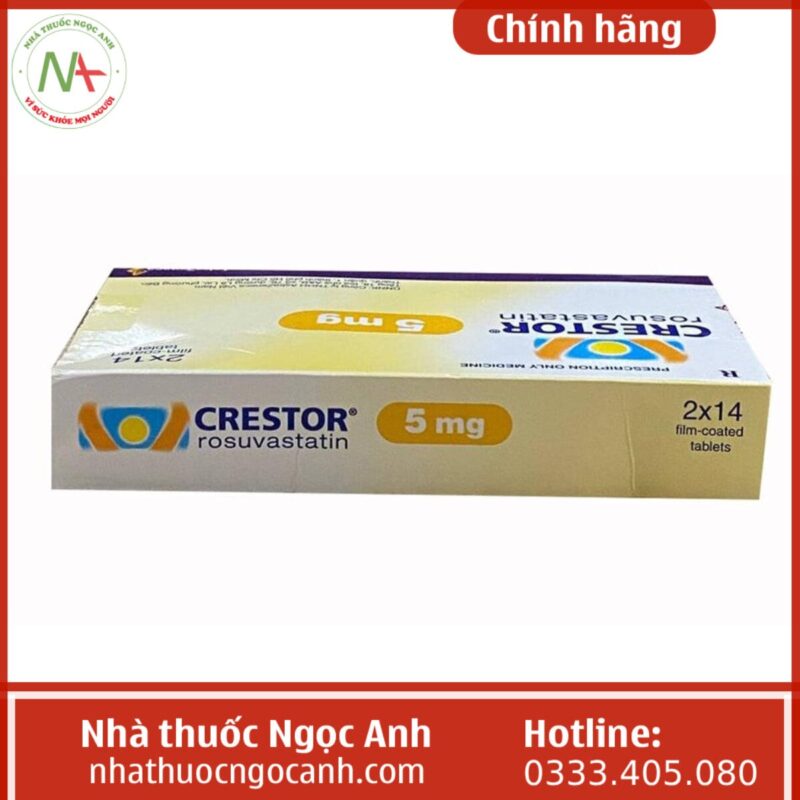 Thuốc Crestor 5mg có tác dụng gì, giá bao nhiêu, mua ở đâu?