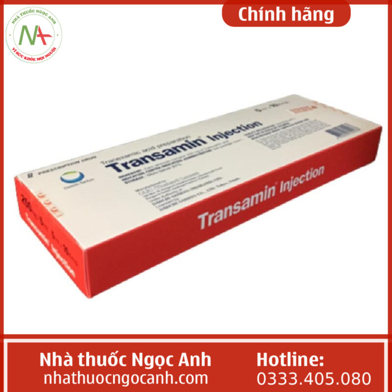 Thuốc Transamin Injection 250mg/5ml giá bao nhiêu, mua ở đâu?