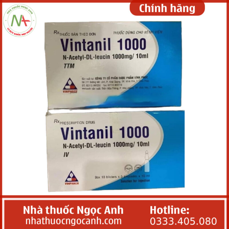 Thuốc tiêm Vintanil 1000 là thuốc gì, giá bao nhiêu, mua ở đâu?