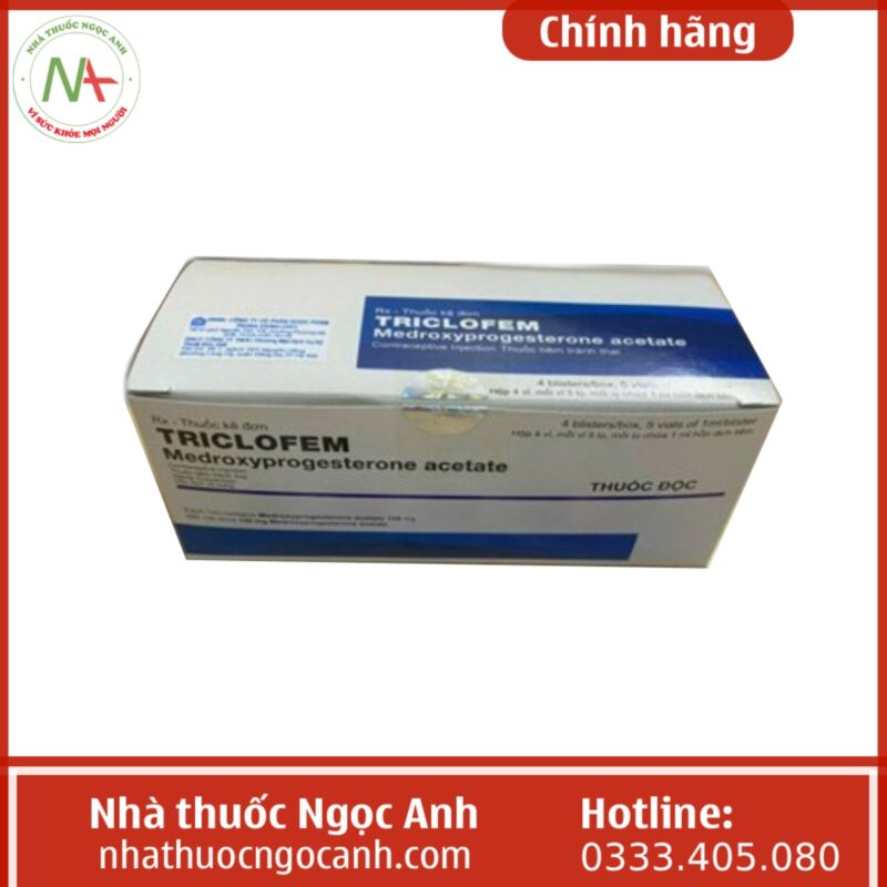 Thuốc Triclofem là thuốc gì, có tác dụng gì, giá bao nhiêu, mua ở đâu?