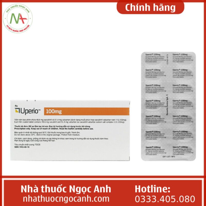 Thuốc Uperio 100mg là thuốc gì, giá bao nhiêu, mua ở đâu?