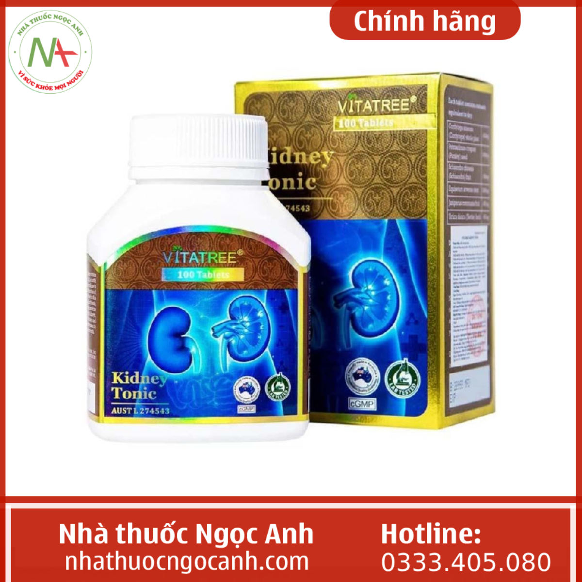 Thuốc Vitatree Kidney Tonic B.pure giá bao nhiêu? Mua ở đâu?