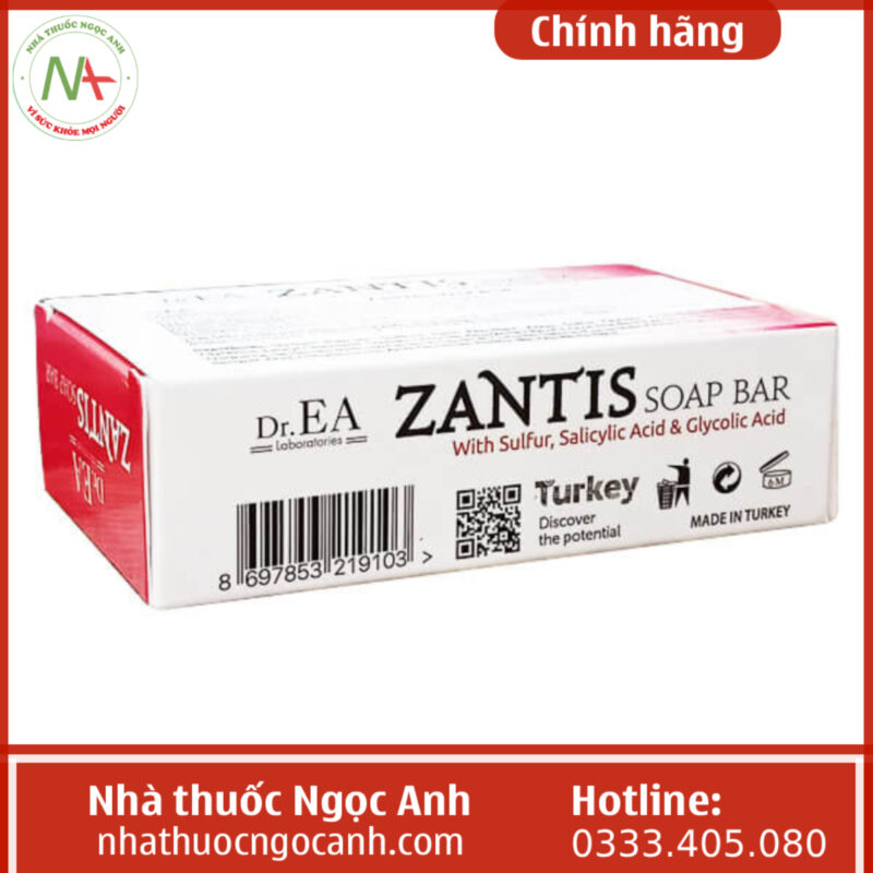 Zantis Soap Bar có tác dụng gì? Giá bao nhiêu? Mua ở đâu?