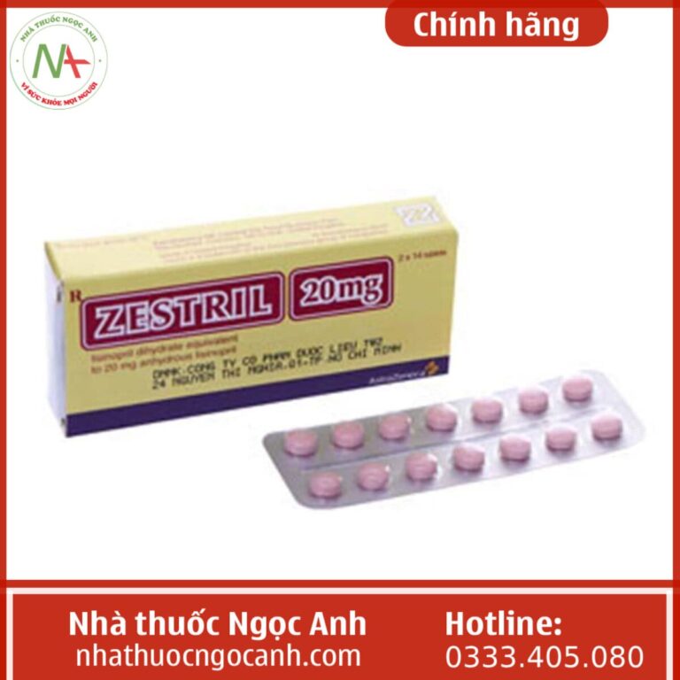 Thuốc Zestril 20mg là thuốc gì, giá bao nhiêu, mua ở đâu?