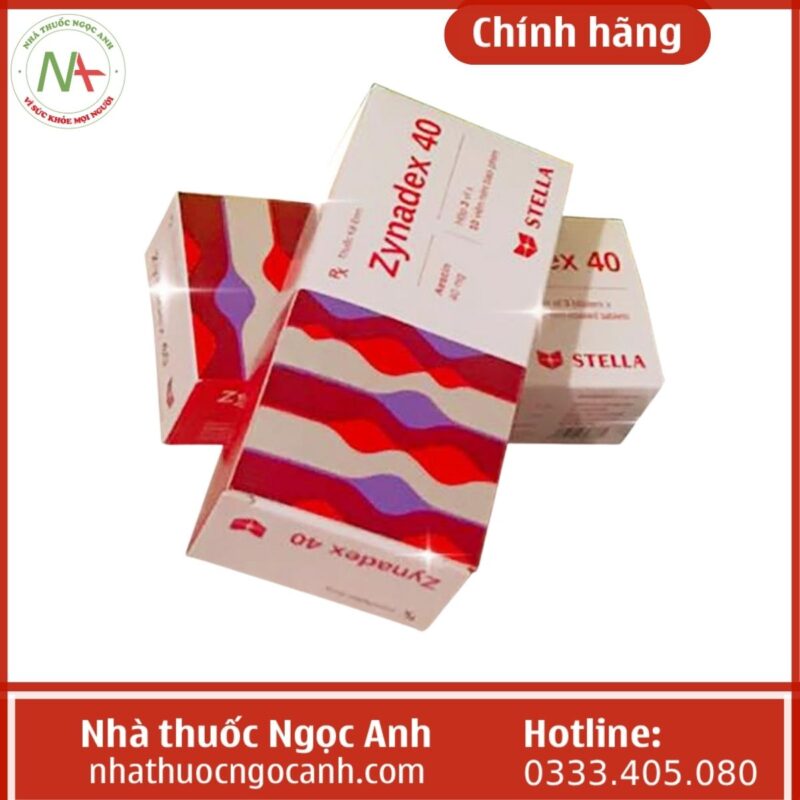 Thuốc Zynadex 40 là thuốc gì, mua ở đâu, giá bao nhiêu