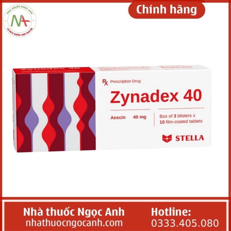 Thuốc Zynadex 40 là thuốc gì, mua ở đâu, giá bao nhiêu