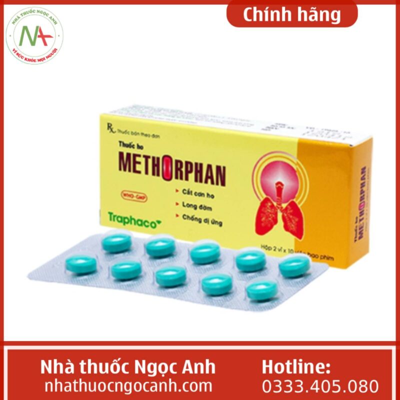Thuốc ho Methorphan viên nén có giá bao nhiêu? Mua ở đâu?