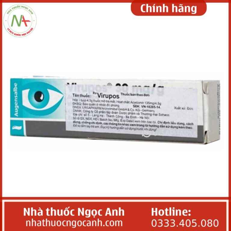 Thuốc Virupos 30mg/g có công dụng gì? Giá bao nhiêu, mua ở đâu