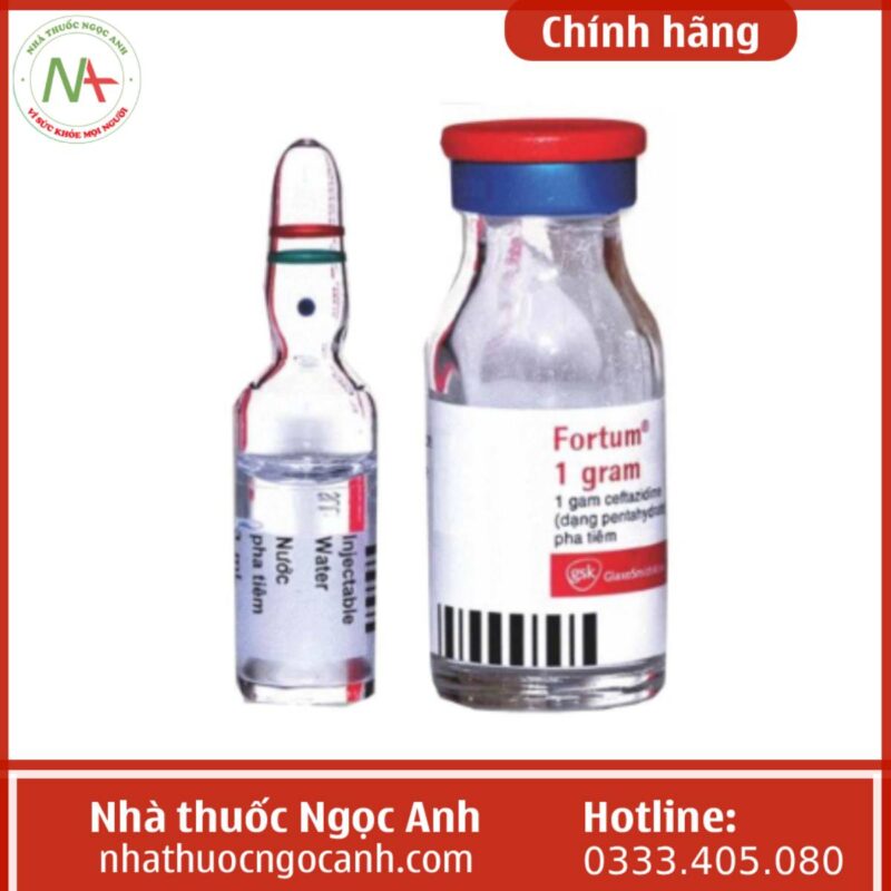Thuốc Fortum 1g là thuốc gì? Mua ở đâu? Giá bao nhiêu?