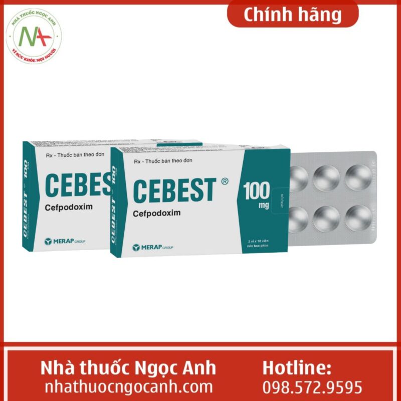 Thuốc Cebest 100mg dạng viên nén giá bao nhiêu, mua ở đâu?