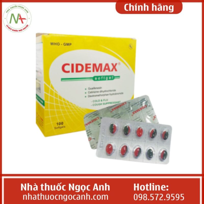 Thuốc Cidemax là thuốc gì, tác dụng, giá bao nhiêu, mua ở đâu