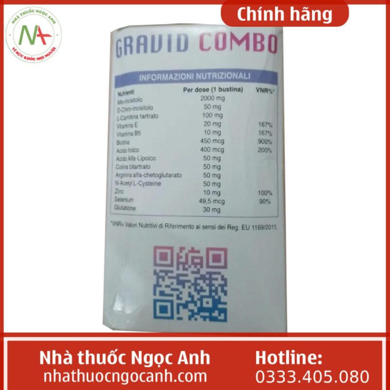 Thuốc Gravid Combo có tác dụng gì? mua ở đâu? giá bao nhiêu