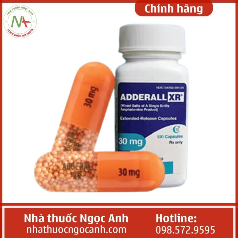 Thuốc Adderall XR 30mg là gì, tác dụng, giá bao nhiêu, mua ở đâu