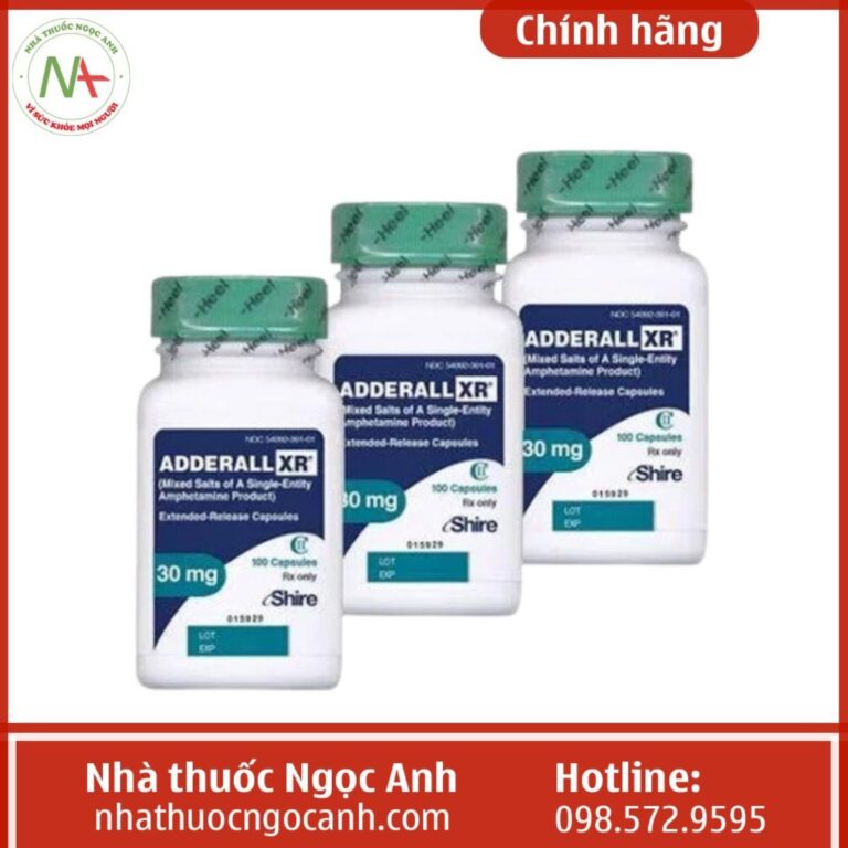 Thuốc Adderall XR 30mg là gì, tác dụng, giá bao nhiêu, mua ở đâu