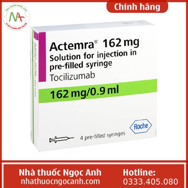 Thuốc tiêm Actemra 162mg/0.9ml trị thấp khớp giá bao nhiêu, mua ở đâu?