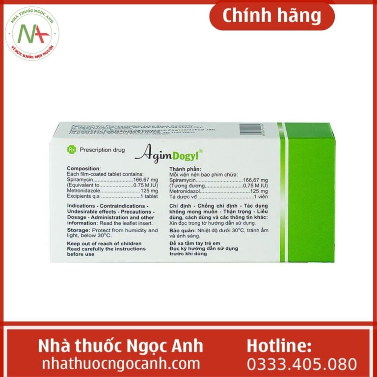 Thuốc AgimDogyl là thuốc gì, mua ở đâu, giá bao nhiêu, tác dụng gì