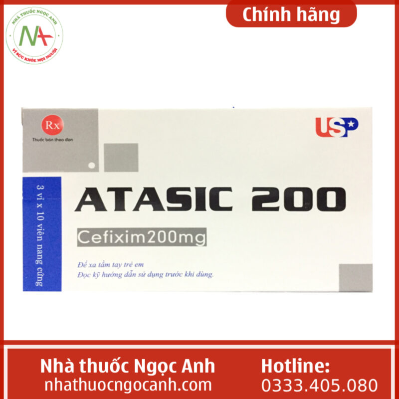Thuốc Atasic 200 là thuốc gì, có tác dụng gì, giá bao nhiêu, mua ở đâu?