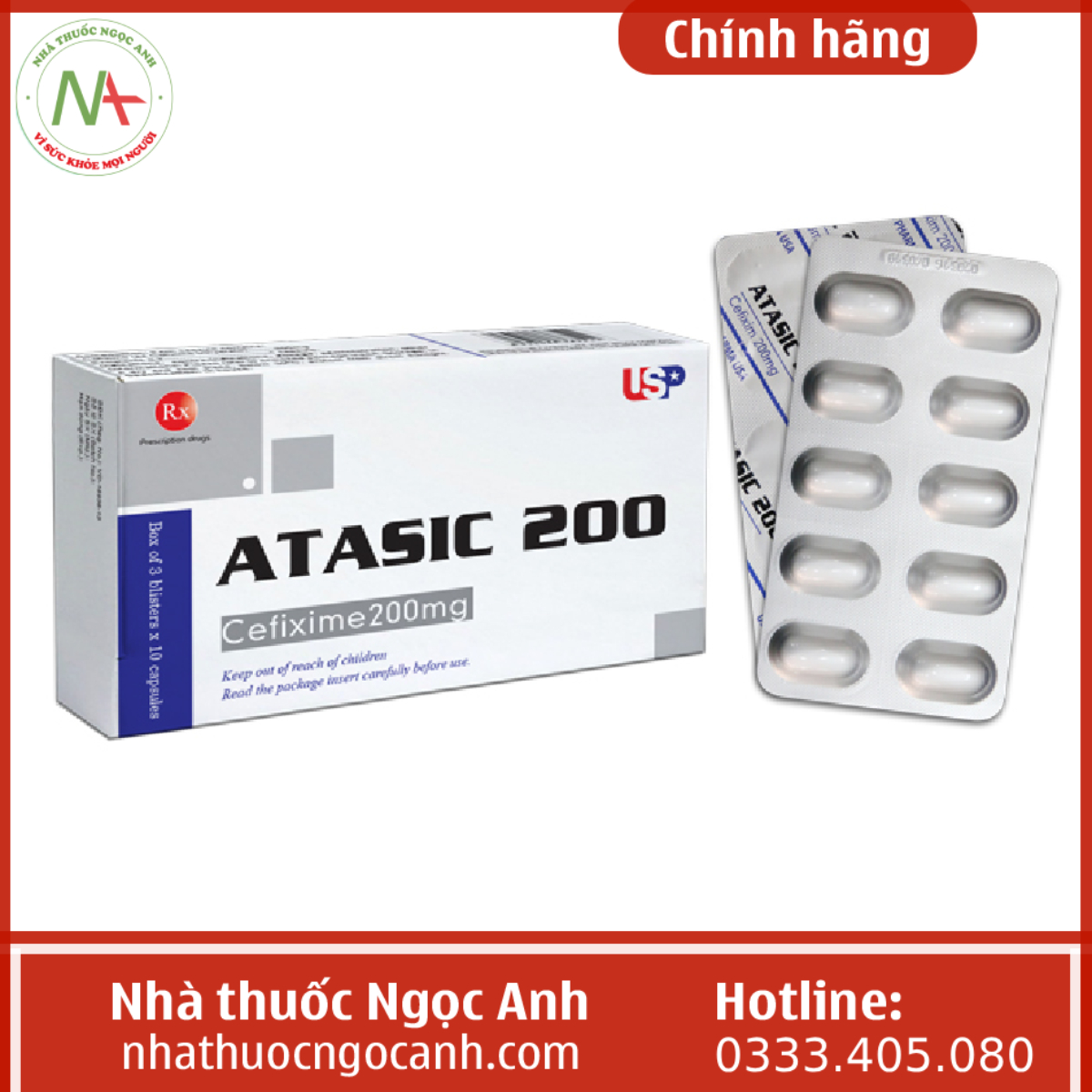 Thuốc Atasic 200 là thuốc gì, có tác dụng gì, giá bao nhiêu, mua ở đâu?