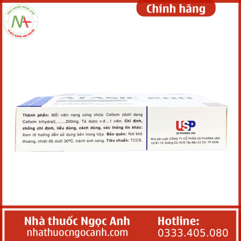 Thuốc Atasic 200 là thuốc gì, có tác dụng gì, giá bao nhiêu, mua ở đâu?