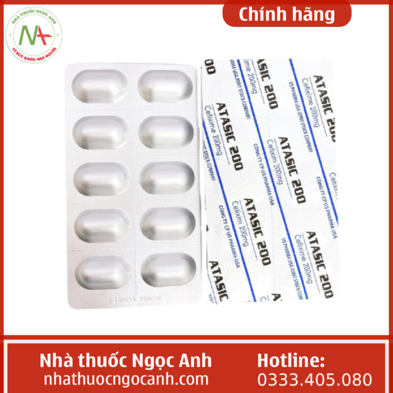 Thuốc Atasic 200 là thuốc gì, có tác dụng gì, giá bao nhiêu, mua ở đâu?