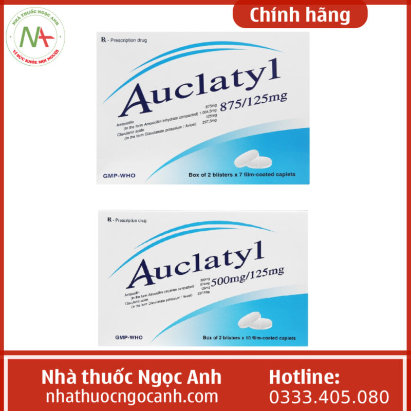 Thuốc Auclatyl 500mg/125mg là thuốc gì, giá bao nhiêu? Mua ở đâu?