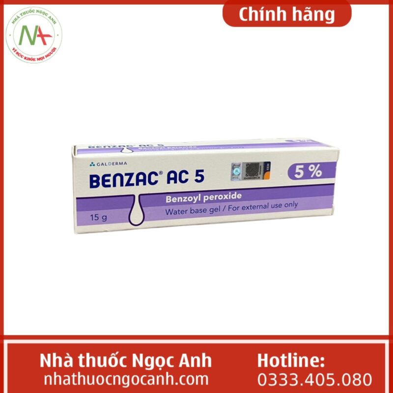 Thuốc Benzac AC 5 % có tác dụng gì, có tốt không, giá bao nhiêu, mua ở đâu?
