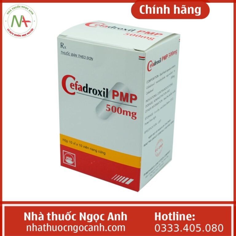 Thuốc Cefadroxil PMP 500mg là thuốc gì, mua ở đâu, giá bao nhiêu