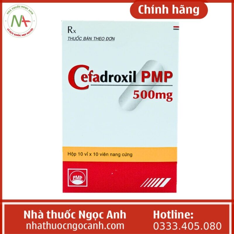 Thuốc Cefadroxil PMP 500mg là thuốc gì, mua ở đâu, giá bao nhiêu