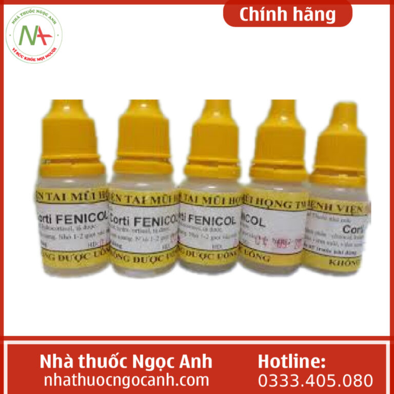 Thuốc nhỏ mũi Corti Fenicol có phải kháng sinh không, mua ở đâu, giá ...