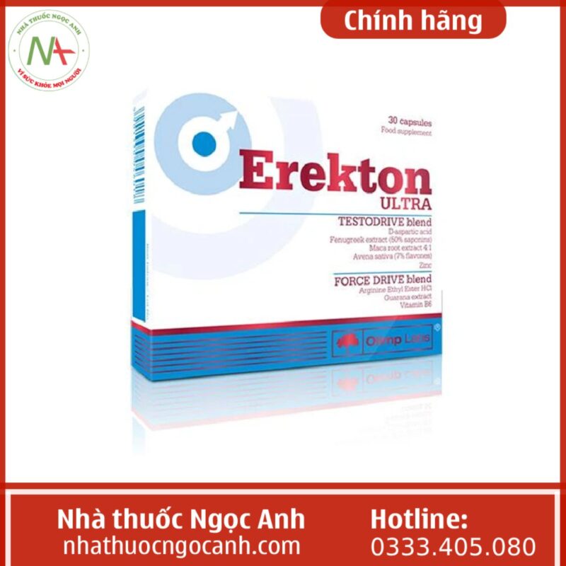 Thuốc Erekton Ultra giá bao nhiêu? Mua ở đâu? Có tốt không?