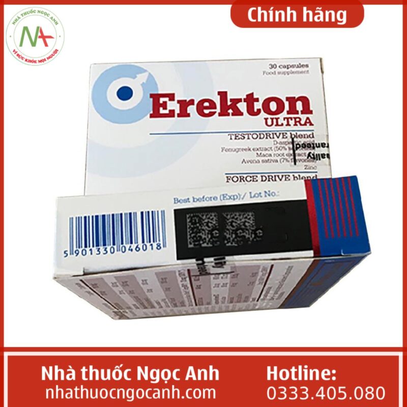 Thuốc Erekton Ultra giá bao nhiêu? Mua ở đâu? Có tốt không?