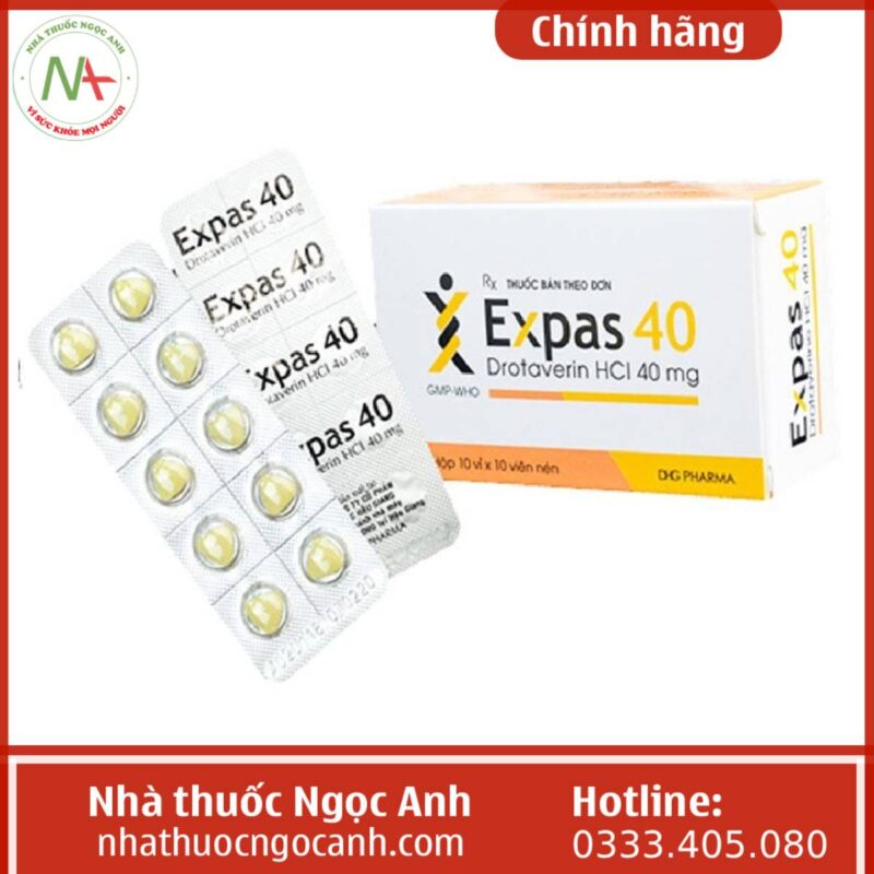 Thuốc Expas 40 là thuốc gì, giá bao nhiêu? Mua ở đâu?