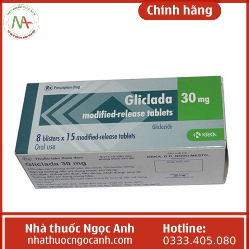 Thuốc Gliclada 30 mg là thuốc gì, mua ở đâu, giá bao nhiêu, tác dụng gì