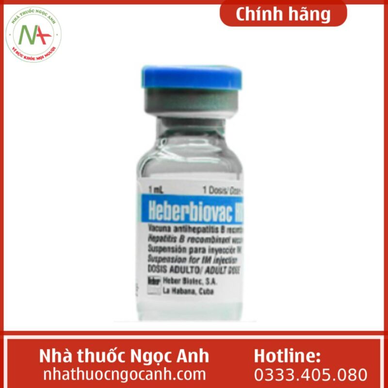 Vắc xin viêm gan B Heberbiovac HB 1ml giá bao nhiêu, mua ở đâu?