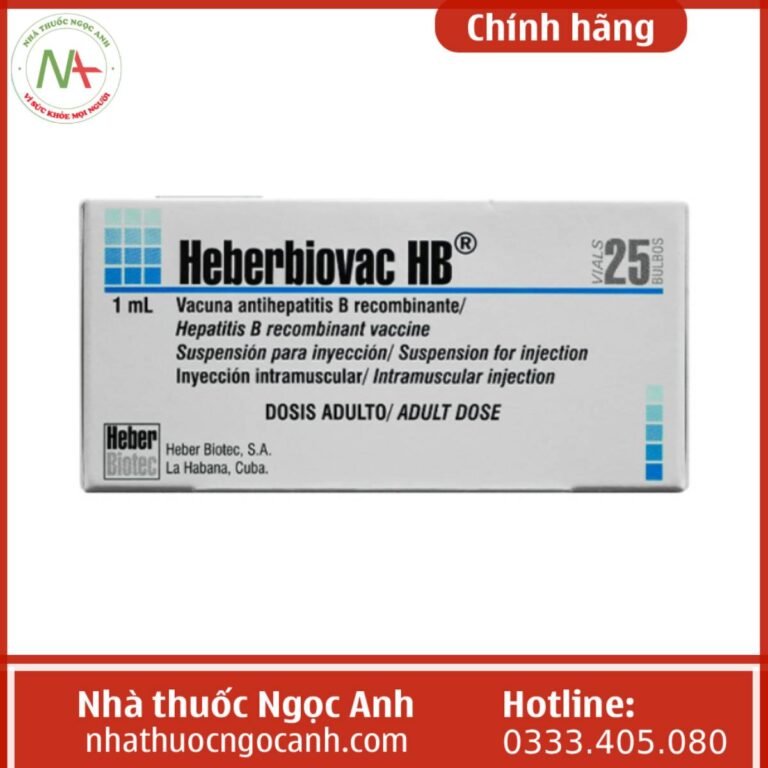Vắc xin viêm gan B Heberbiovac HB 1ml giá bao nhiêu, mua ở đâu?